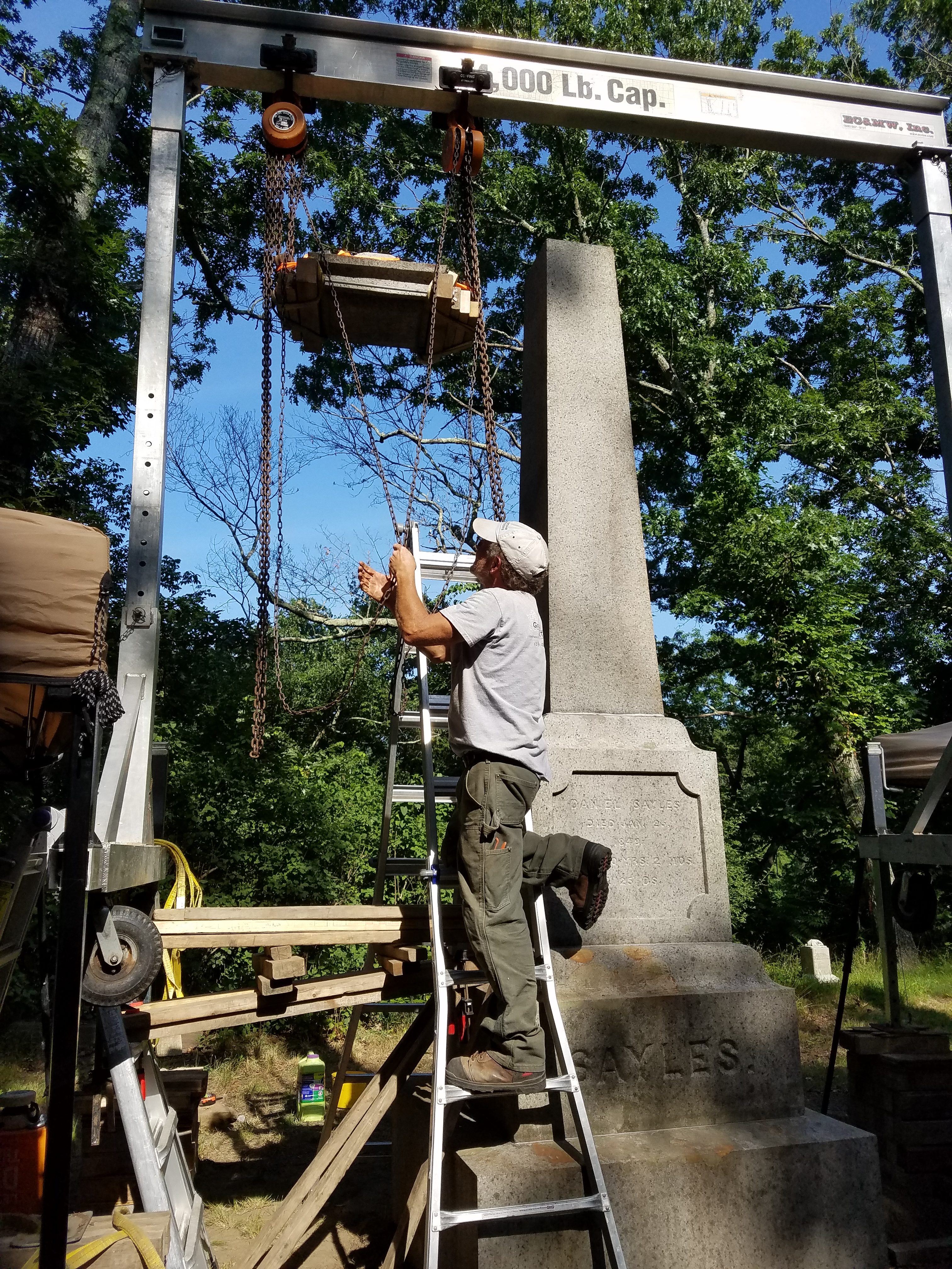 Standing tall: Massive, historic cemetery monuments restored | NRI NOW